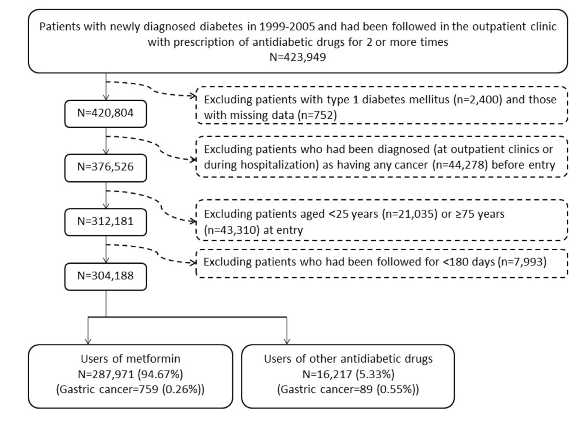 Metformin reduces gastric cancer risk in patients with type 2 diabetes ...
