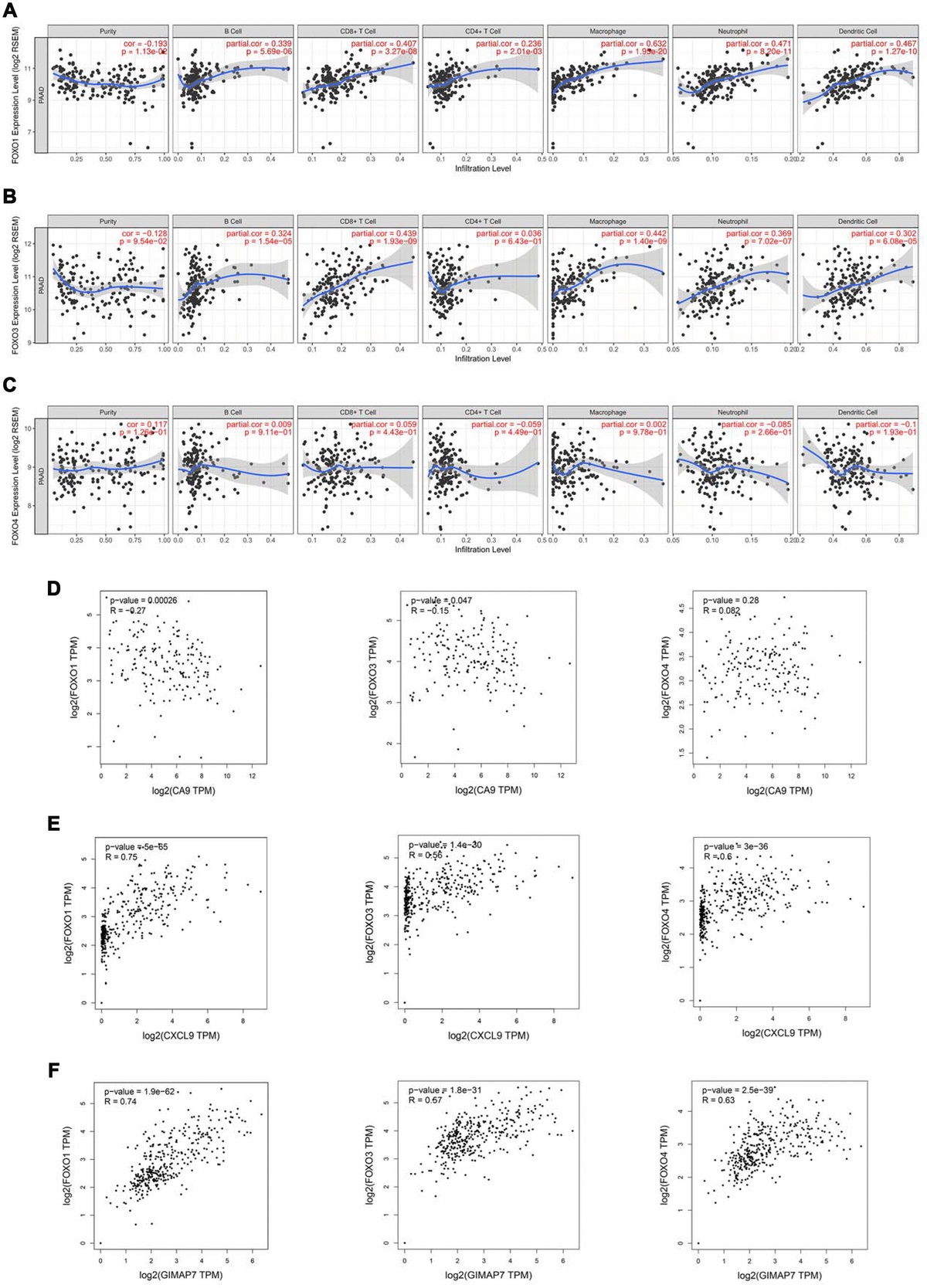 Using ESTIMATE algorithm to establish an 8-mRNA signature prognosis prediction system and ...