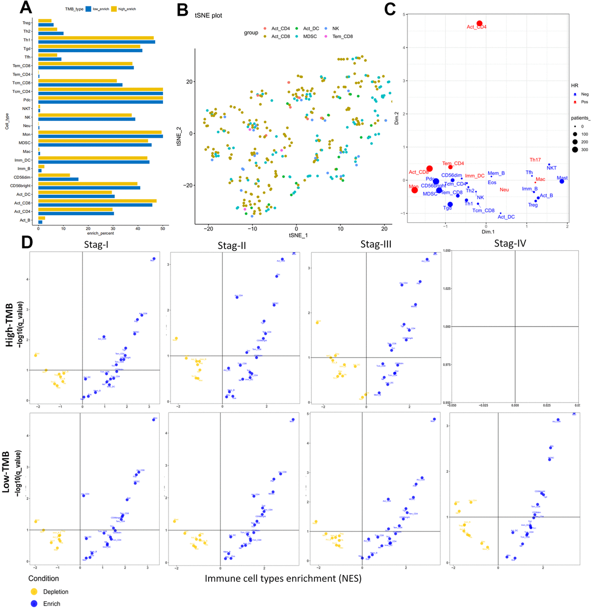 Prognostic analysis of tumor mutation burden and immune infiltration in ...